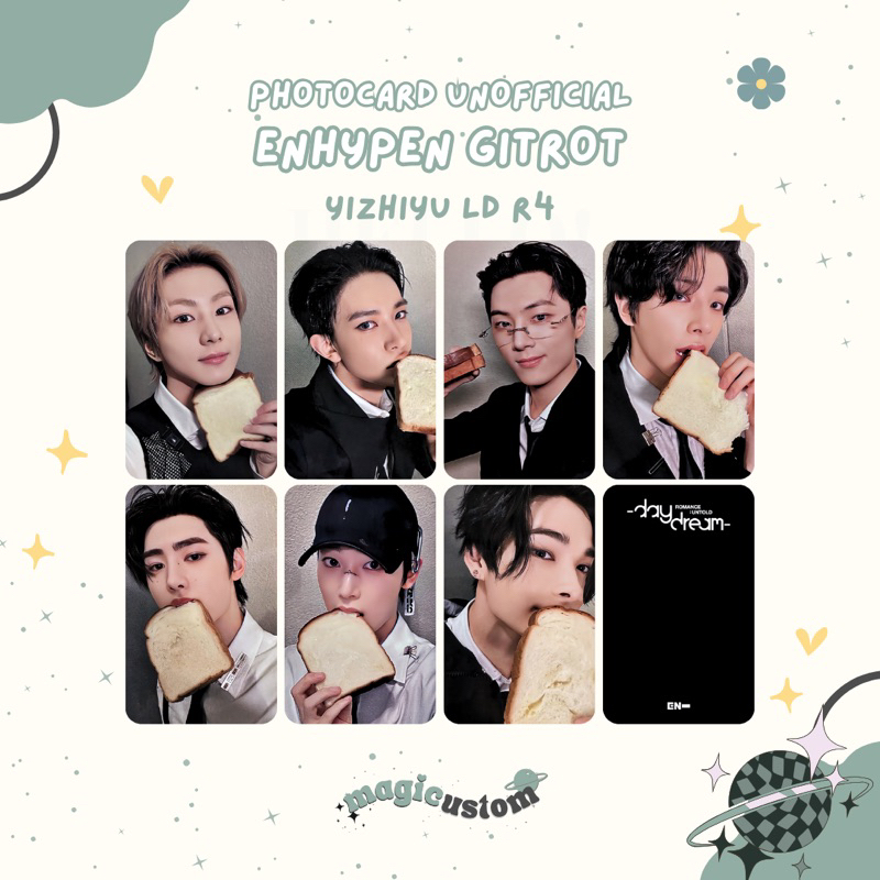 Jual [PO] PHOTOCARD UNOFFICIAL ENHYPEN GIGIT ROTI GITROT YIZHIYU YZY LD ...