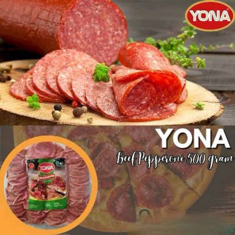 Jual BEEF PEPPERONI 500 GR - YONA | Shopee Indonesia
