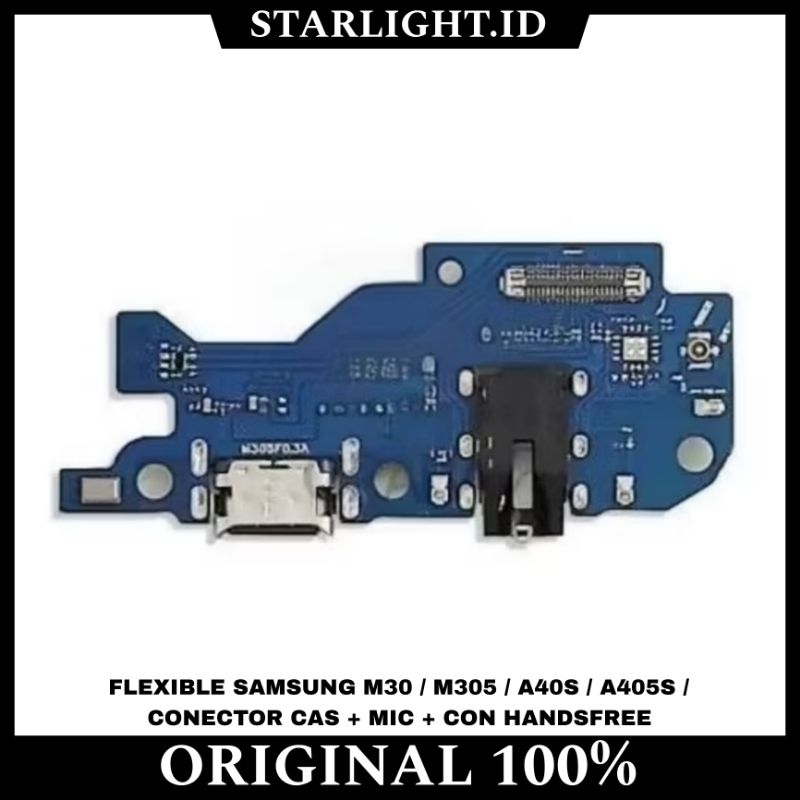 Jual FLEXIBLE FLEKSIBEL BOARD KONEKTOR CONNECTOR CHARGER PAPAN CAS ORI + IC SAMSUNG M30 / M305 ...
