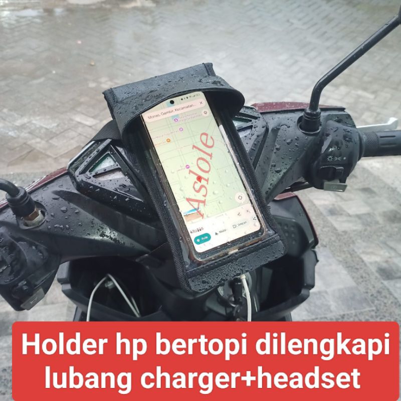 Jual Holder HP motor waterproof Tas hp motor anti air | Shopee Indonesia