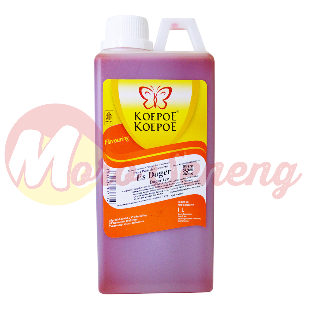 Jual Pasta Es Doger 1L Kupu Koepoe Perisa Ice 1 Liter | Shopee Indonesia