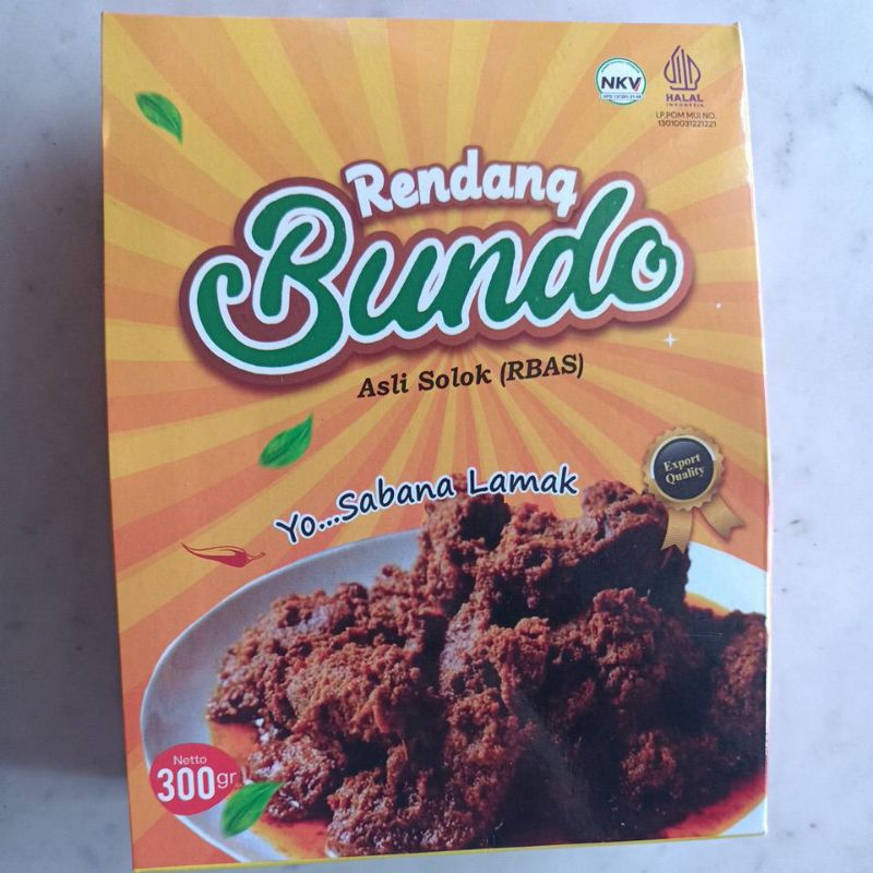 Jual Rendang Bundo Asli Solok - Randang Minang Export Quality | Shopee ...