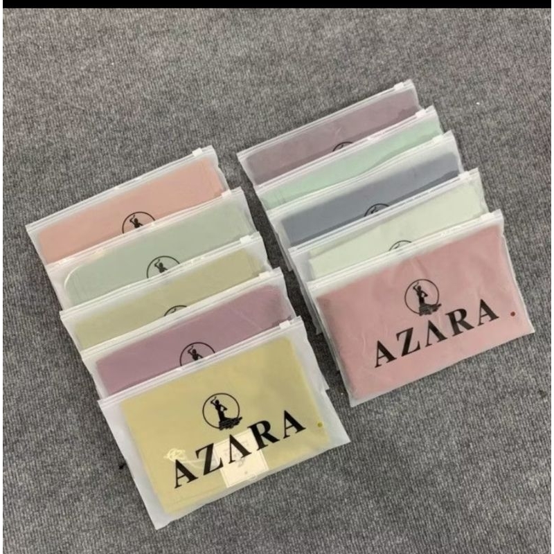 Jual POUCH SEGI EMPAT AZARA PARIS PREMIUM lOGO METAL AZ PARIS JADUL ...