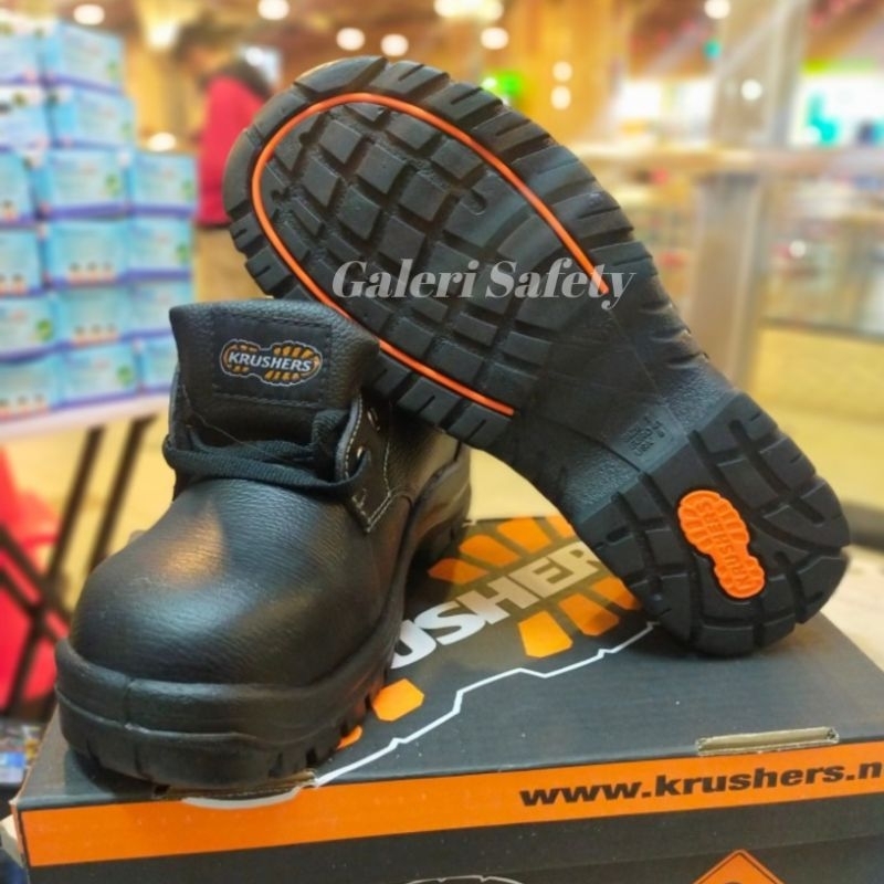 Jual Sepatu Safety Krusher Alaska Black Sepatu Safety Shoes Krushers ...