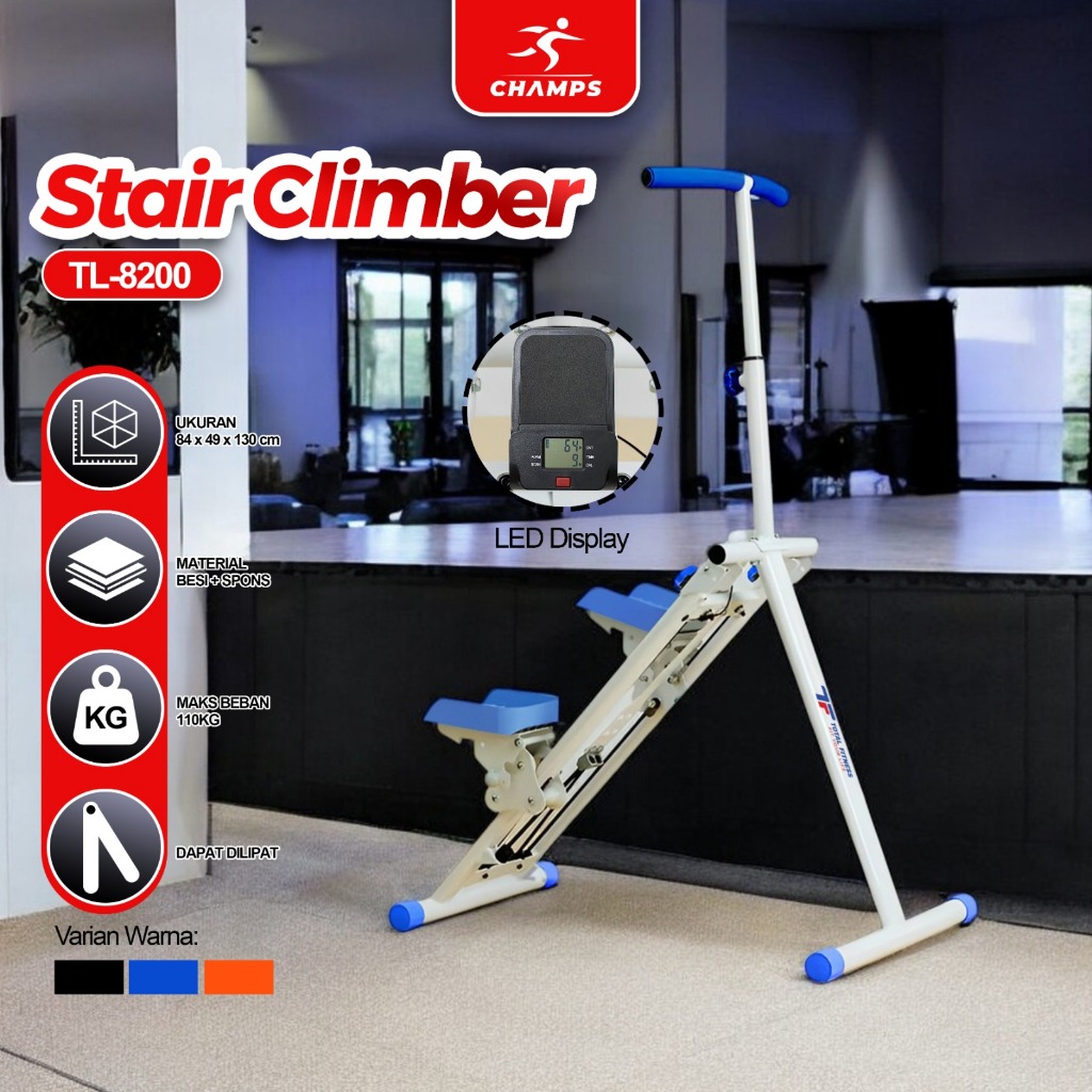 Jual CHAMPS Stair Climber Manual – Alat Panjat Cardio & Mesin Olahraga ...