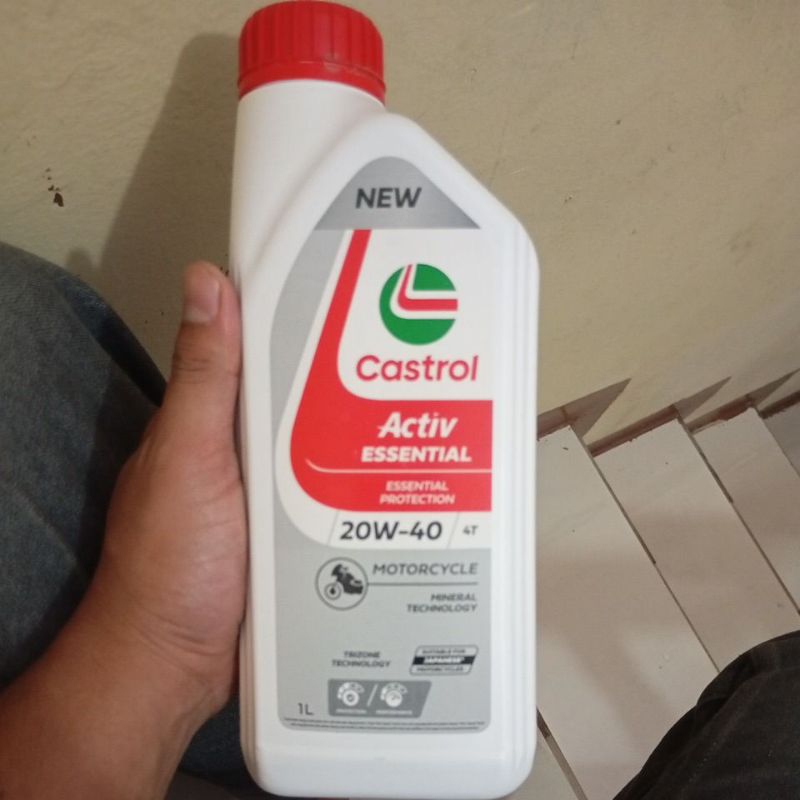 Jual oli castrol activ essential 20w-40 1liter original | Shopee Indonesia