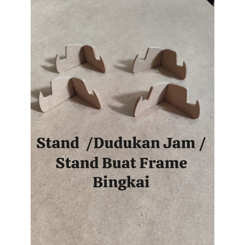 Jual Standing Kayu Jam Dinding / Kaki Penyangga Jam / Stand Frame ...
