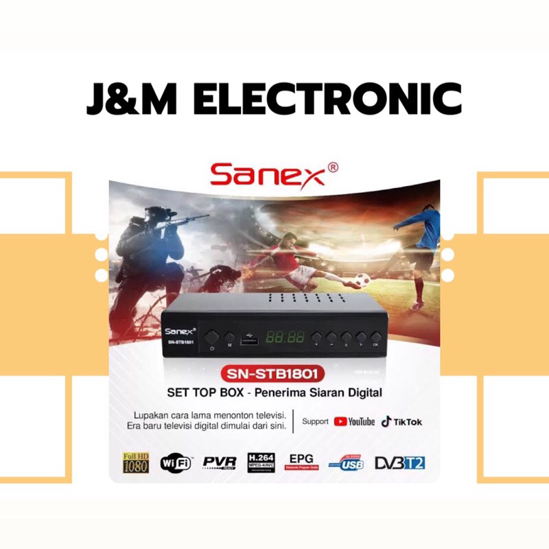 Jual set top box tv digital sanex 1080HD SET TOP BOX SANEX SN-STB1801 ...