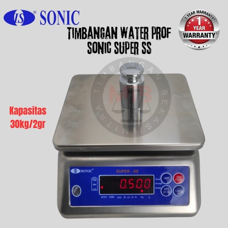 Jual Timbangan Dapur Timbangan digital Waterproof Sonic / Sayaki Super SS Timbangan Dapur Pasar ...