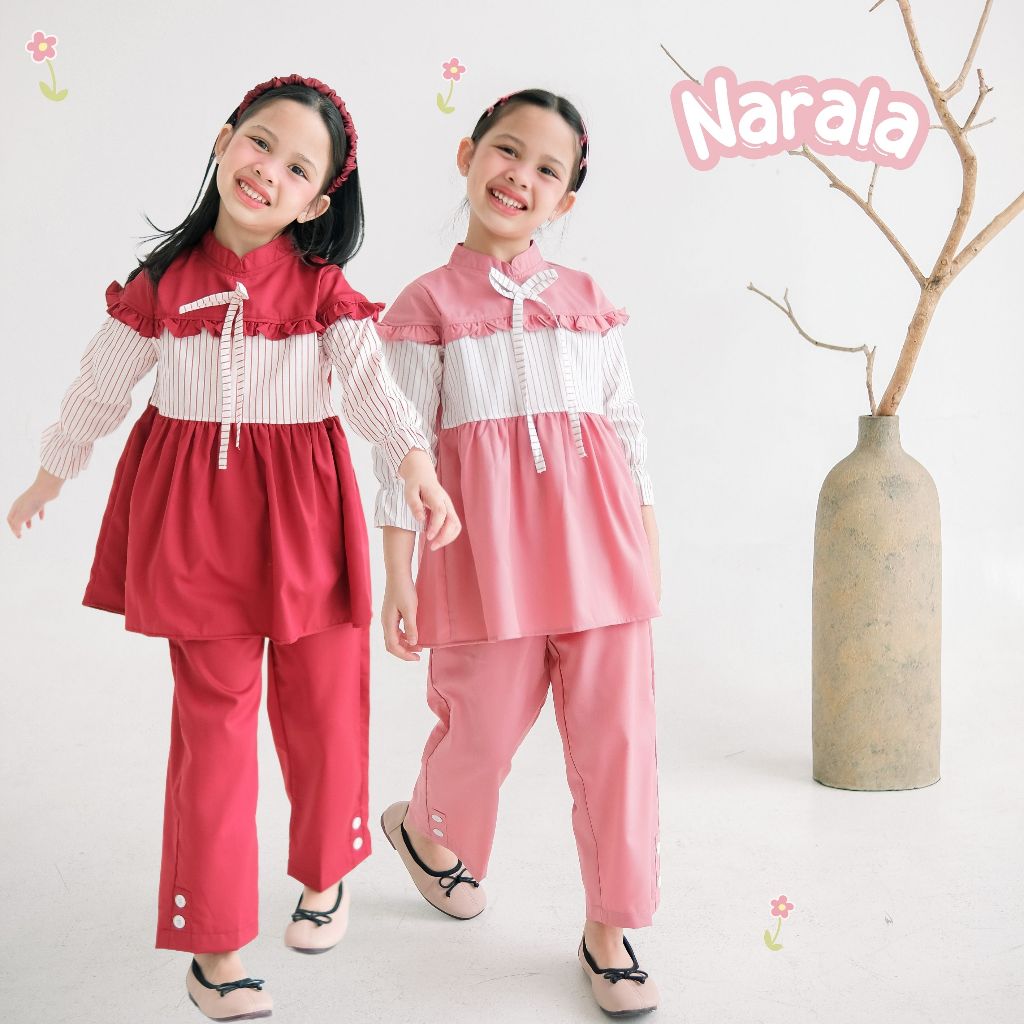 Jual MAO HIJAB - Narala Oneset Setelan Celana Anak Perempuan | Shopee ...