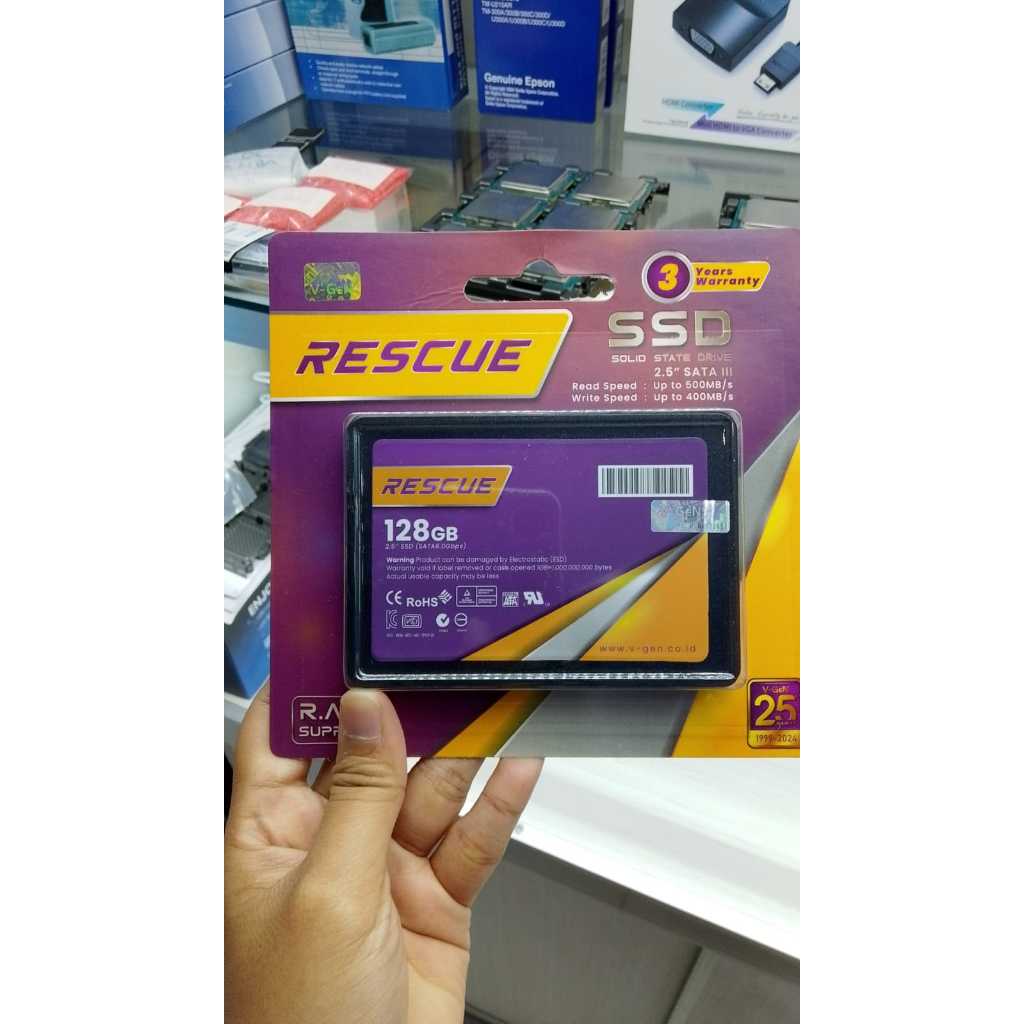 Jual SSD SATA 128GB RESCUE VGEN | Shopee Indonesia