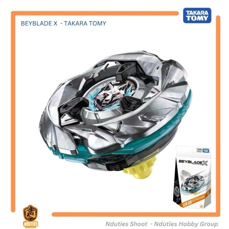 Jual UX-08 Beyblade X Silver Wolf 3-80 FreeBall Takara Tomy Original ...
