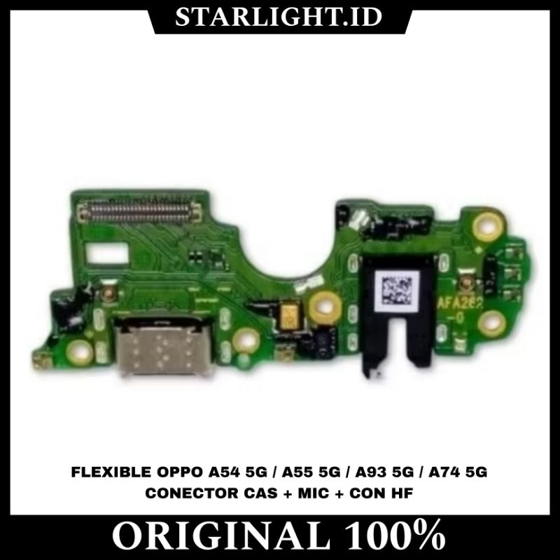 Jual FLEXIBLE FLEKSIBEL BOARD KONEKTOR CONNECTOR CHARGER PAPAN CAS ORI+IC OPPO A54 5G / A55 5G ...
