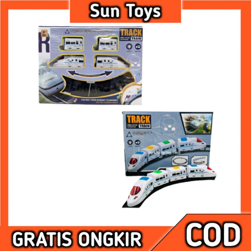 Jual Mainan Anak Rel Kereta Api Elektrik Jalur Train Play Set Track ...