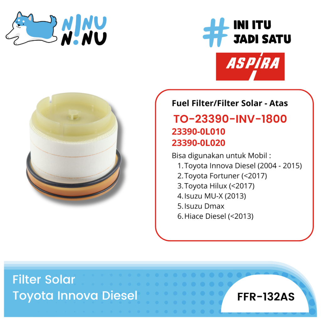 Jual Fuel Filter Toyota Innova Diesel Aspira | Shopee Indonesia
