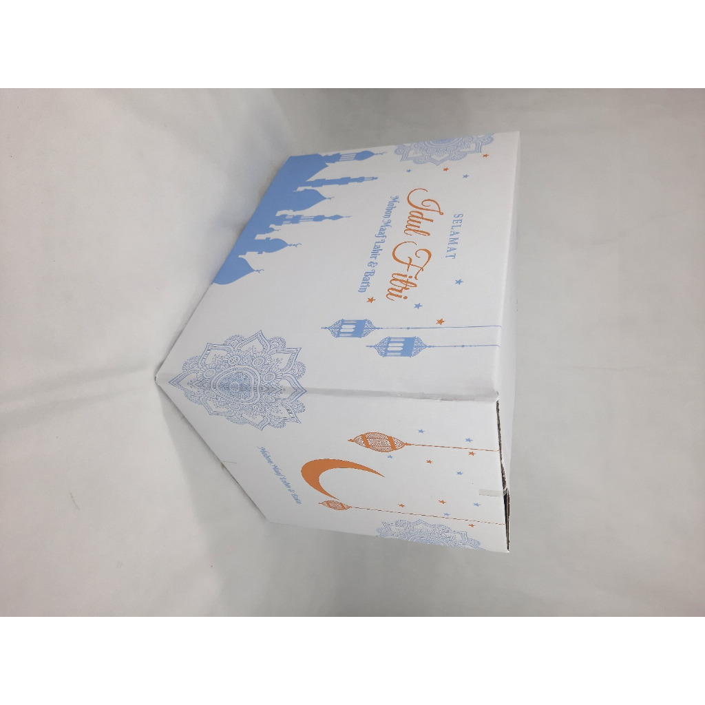 Jual 10 Pcs Box Parcel Biru Orange Uk 40x30x30cm Hampers Lebaran ...