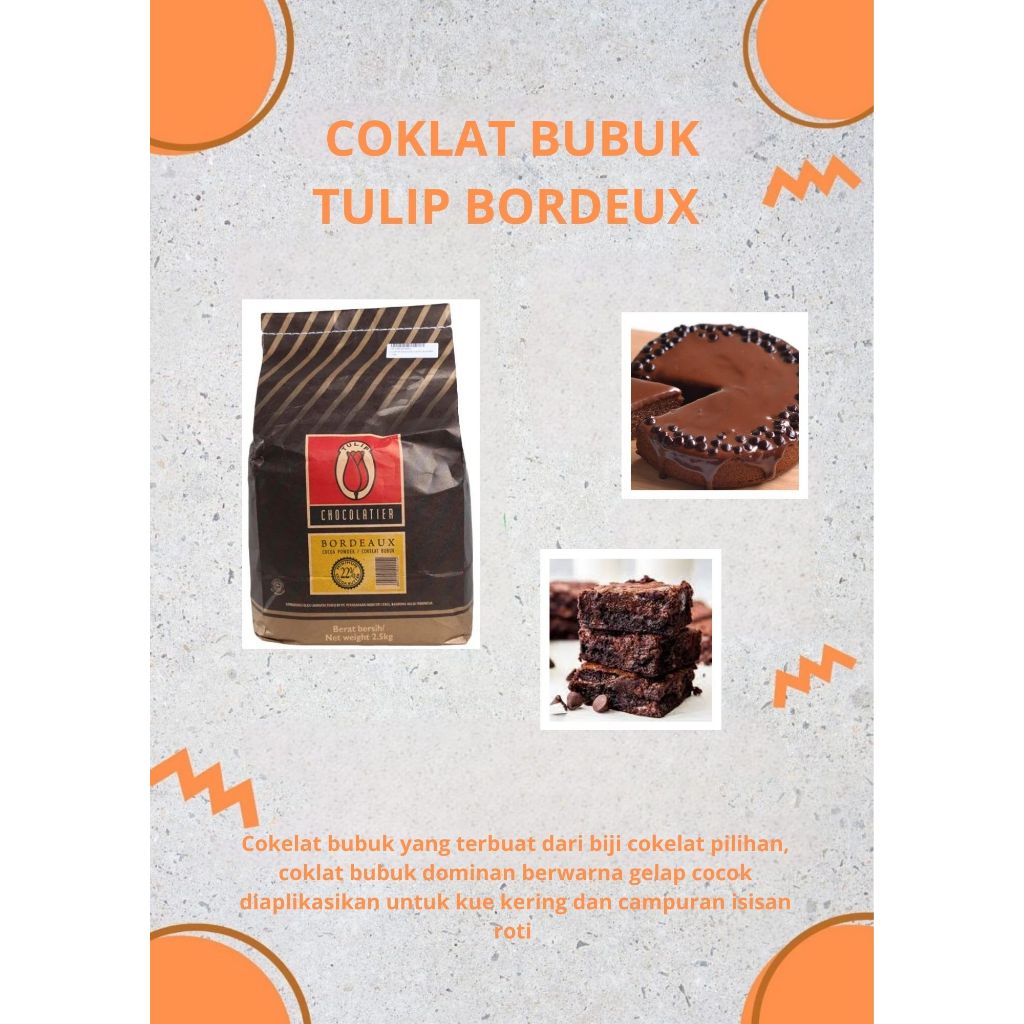 Jual Coklat bubuk TULIP BORDEAUX 2,5 kg | Shopee Indonesia