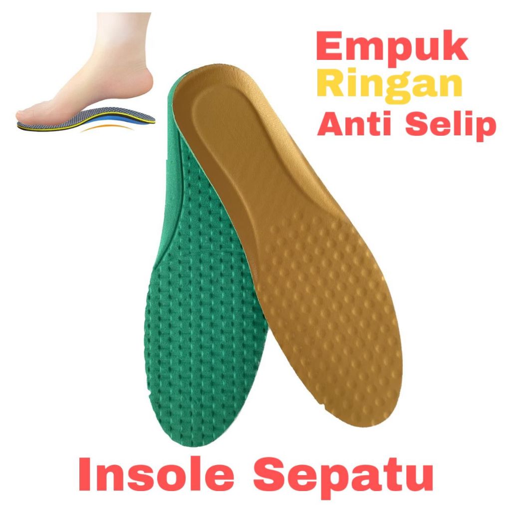 Jual Insole Alas Sepatu Empuk Bisa Untuk Pria dan Wanita Size 38-44 ...