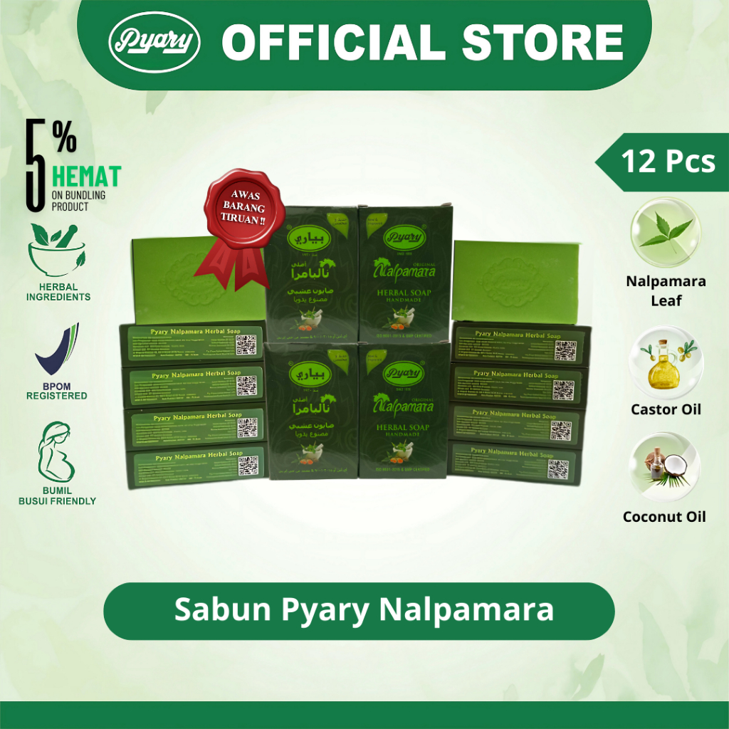 Jual PYARY 12 Pcs Sabun Nalpamara Original BPOM - Paket Hemat | Shopee ...