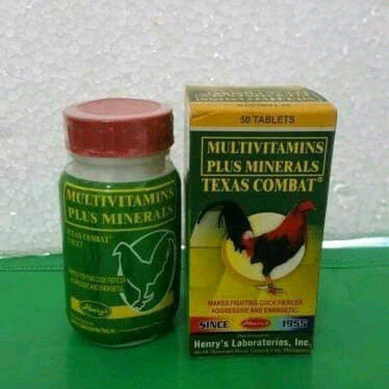 Jual TEXAS COMBAT MULTIVITAMINS PLUS MINERAL KEMASAN 50 BUTIR | Shopee ...