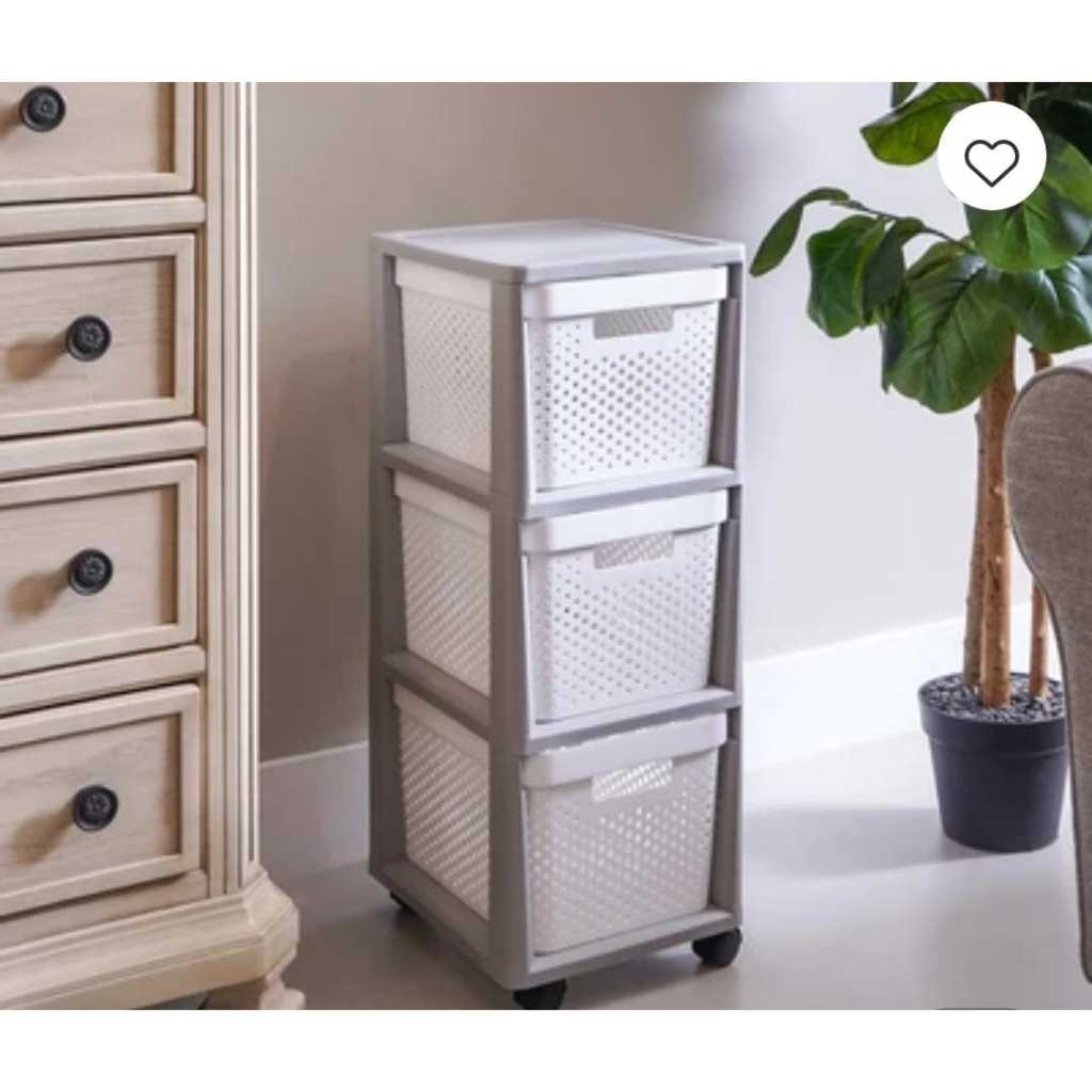 Jual Krishome Troli Rak 3 Tingkat - Putih Troli salon Merdeka Hardware ...