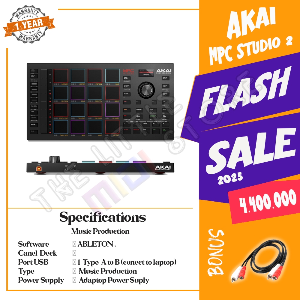 Jual Akai MPC Studio 2 MPC MK2 Pad Controller Media Player Controller ...