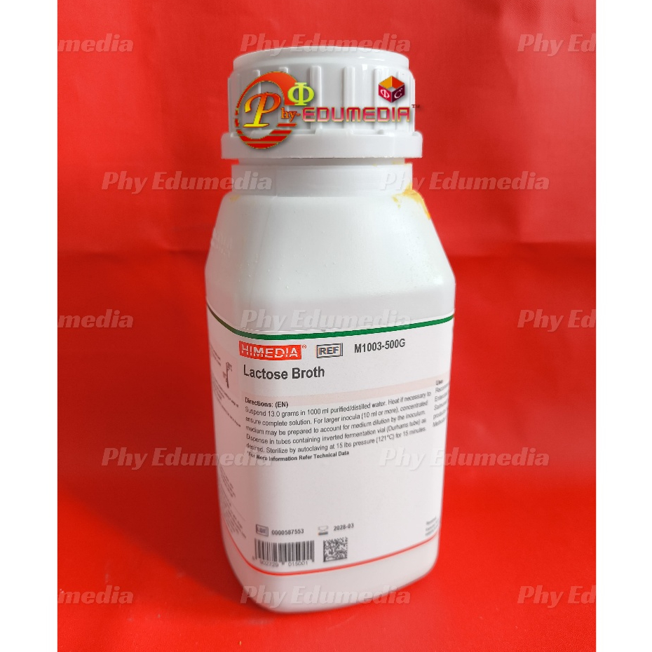 Jual Lactose Broth / Lactosa Broth / Laktosa Broth / Media LB Himedia ...