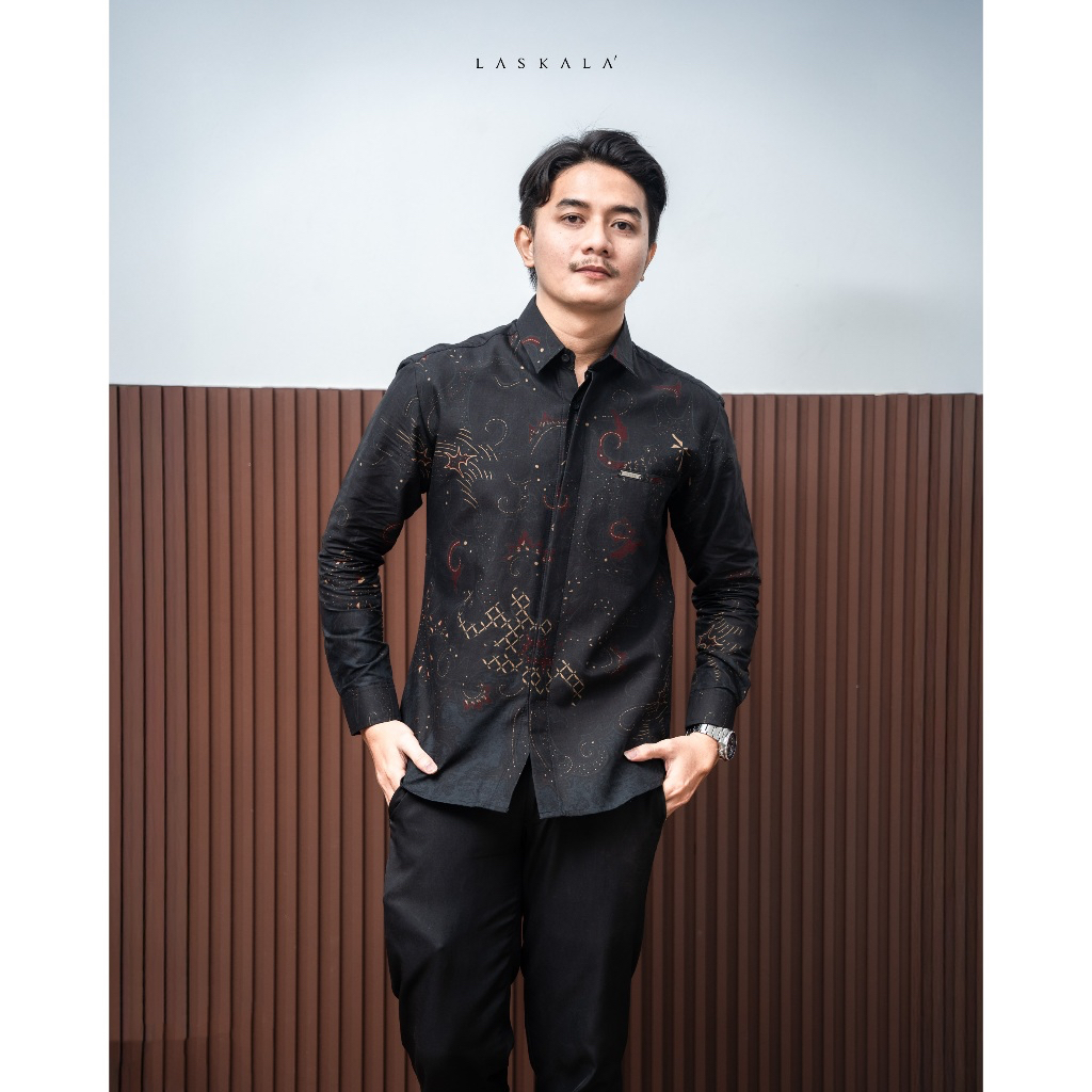 Jual Laskala Batik Premium Anggoro Kemeja Batik Pria Slimfit Lengan ...