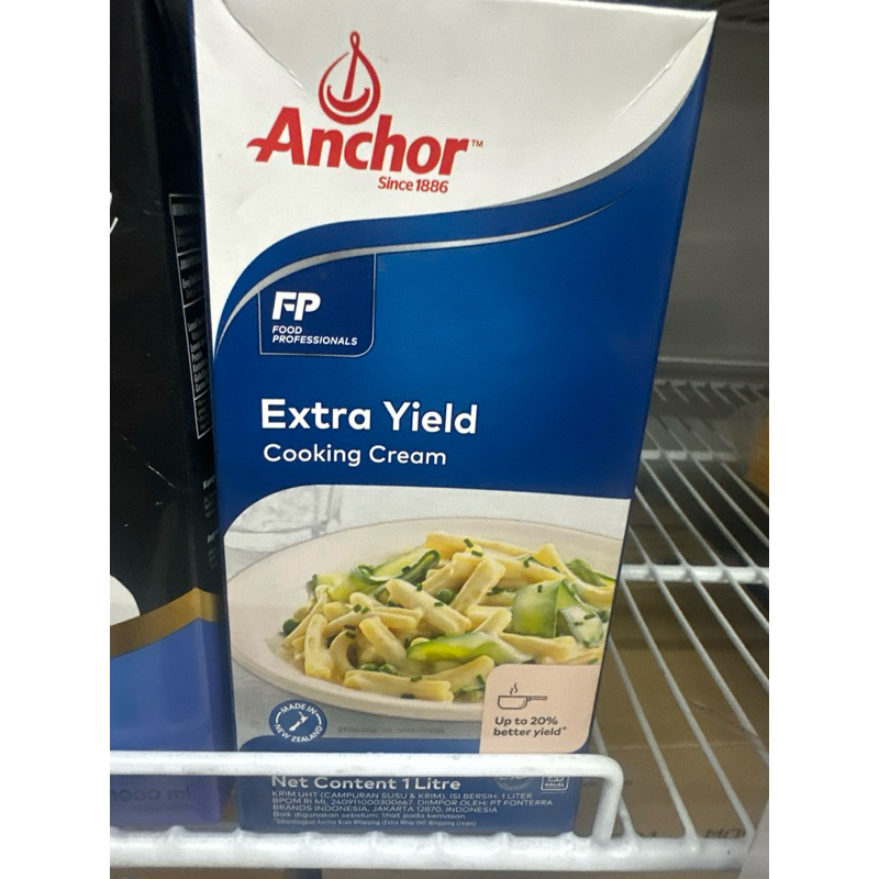 Jual Anchor Cooking Cream Extra Yield 1liter | Shopee Indonesia