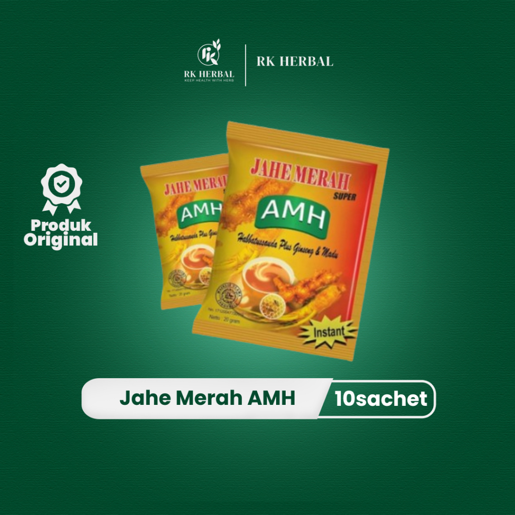 Jual Jahe Merah Amanah AMH - Minuman Herbal Jahe Hangatkan Tubuh - Isi ...