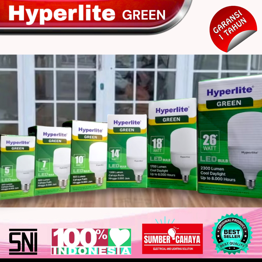 Jual Hyperlite lampu led murah berkualitas bergaransi 26W 18W 14W 10W ...