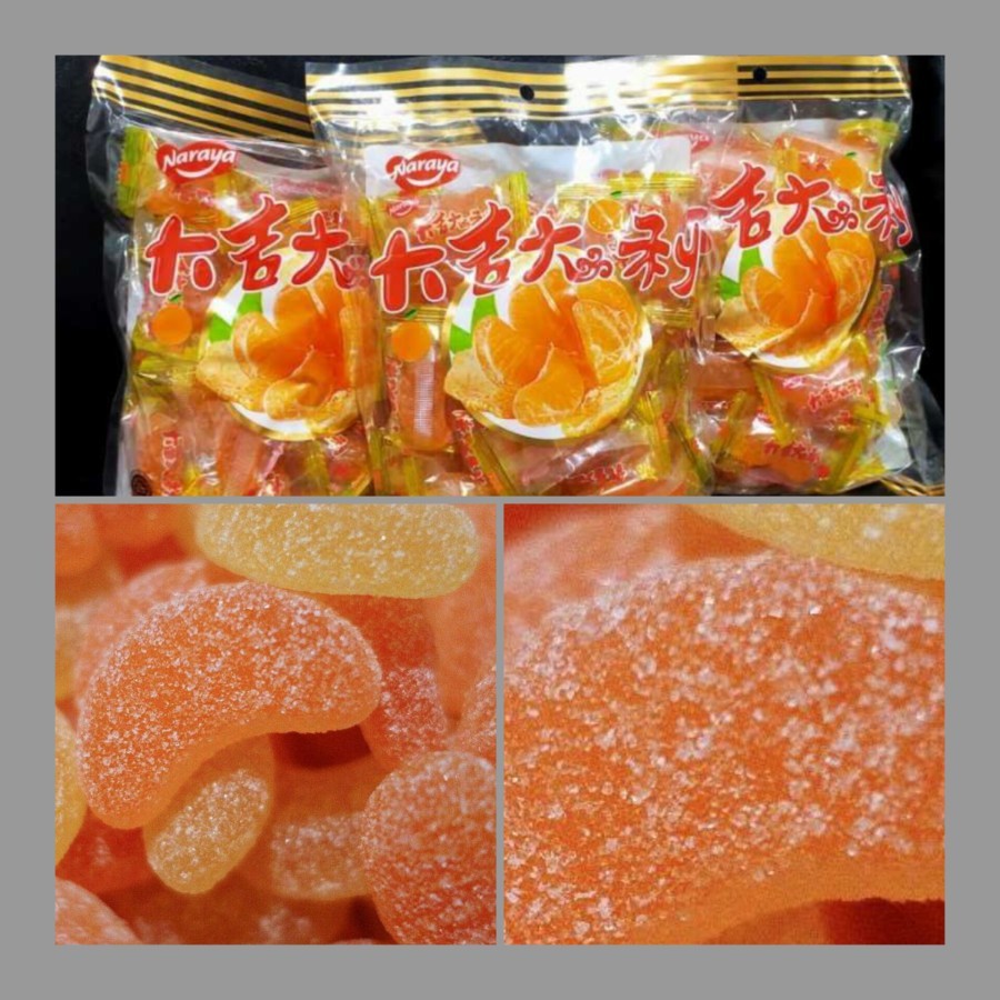 Jual Permen JellyJeruk Mandarin Naraya snack jajan kaleng parcel ...