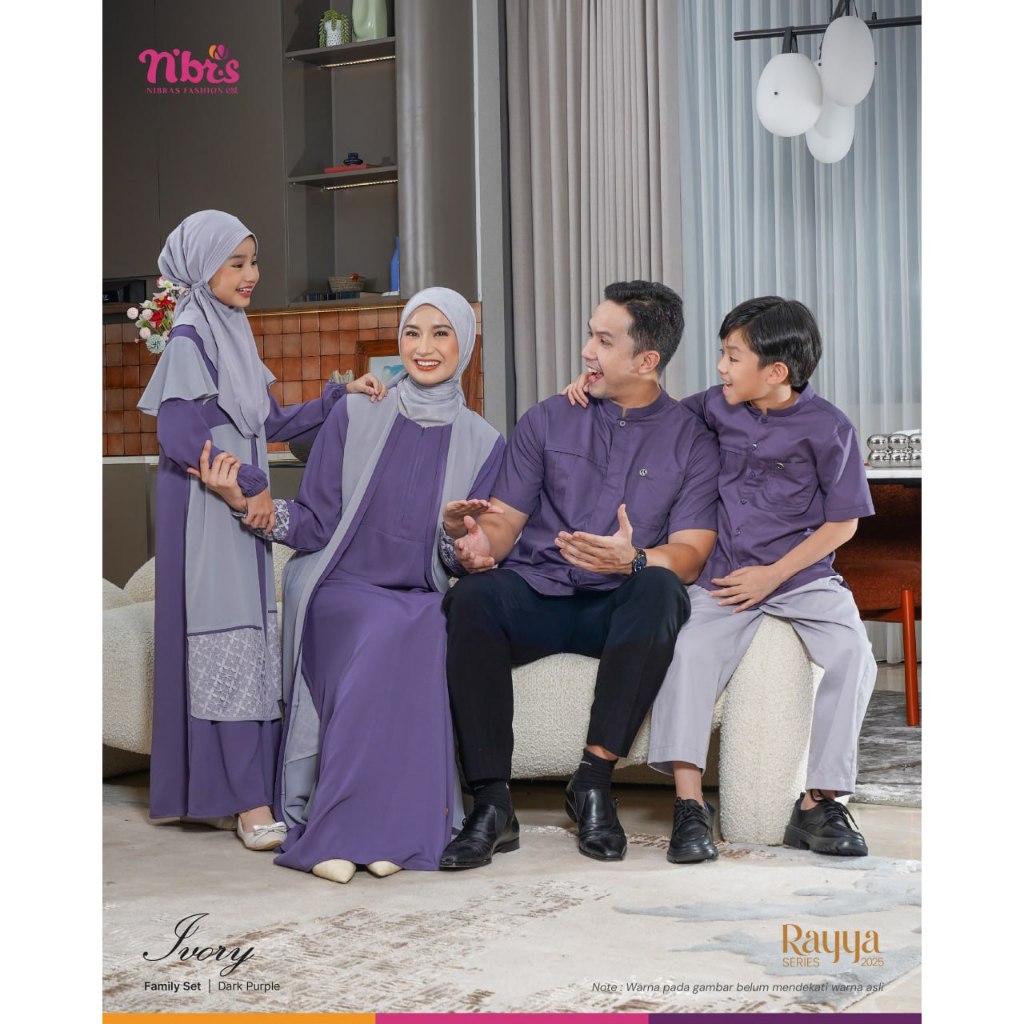 Jual NIBRAS IVORY - [DARK PURPLE] TERBARU SARIMBIT 2025 AGEN BUSANA MUSLIM INDONESIA | Shopee ...
