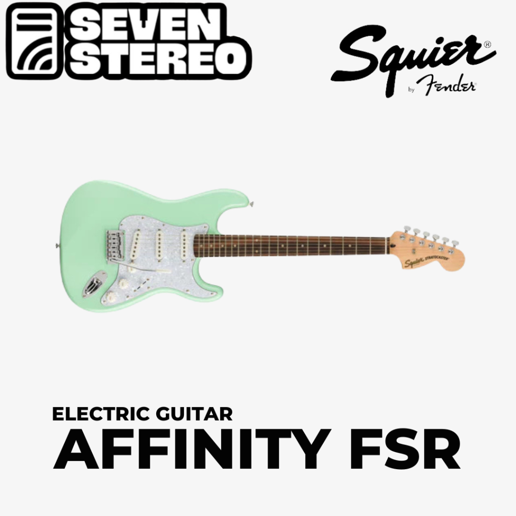 Jual Squier FSR Affinity Series Stratocaster Guitar w/White Pearloid ...