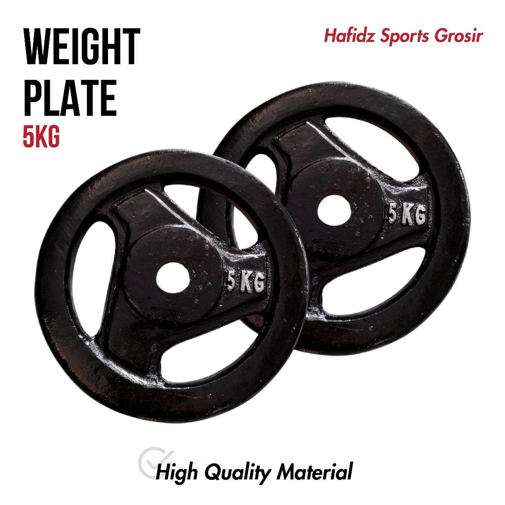 Jual Plate Beban 5kg Bahan Besi Untuk Fitness Murah | Shopee Indonesia