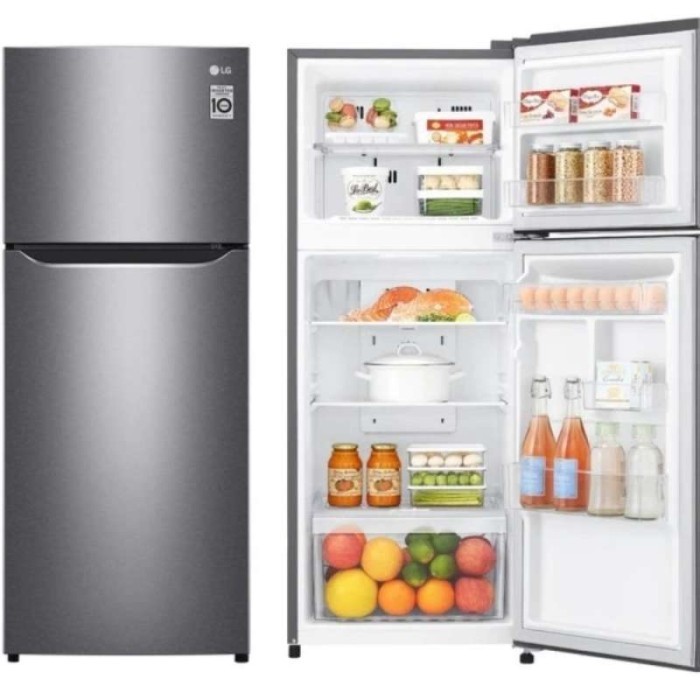 Jual LEMARI ES KULKAS 2 PINTU LG GNB 202 SQIR | Shopee Indonesia