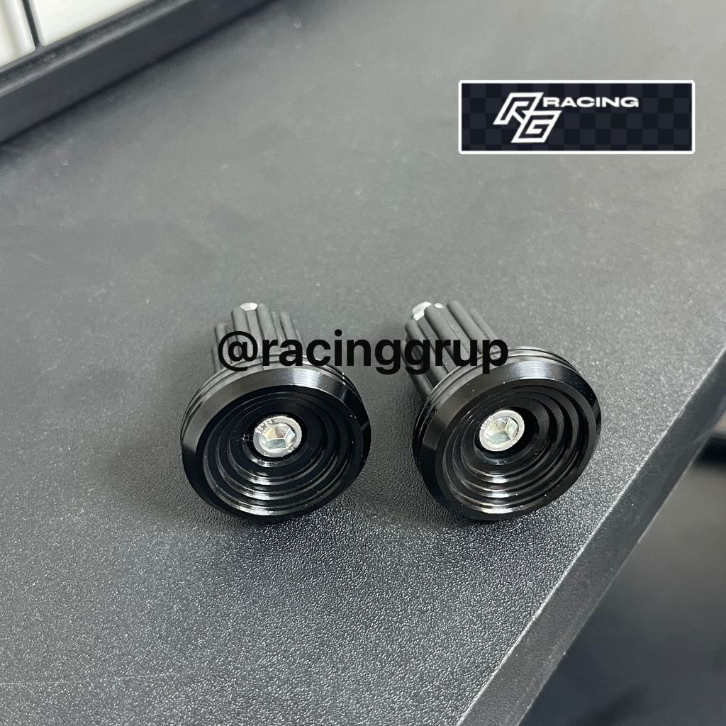 Jual Hitam Jalu stang Spiral gepeng model Heng Asli CNC Vario Mio beat ...
