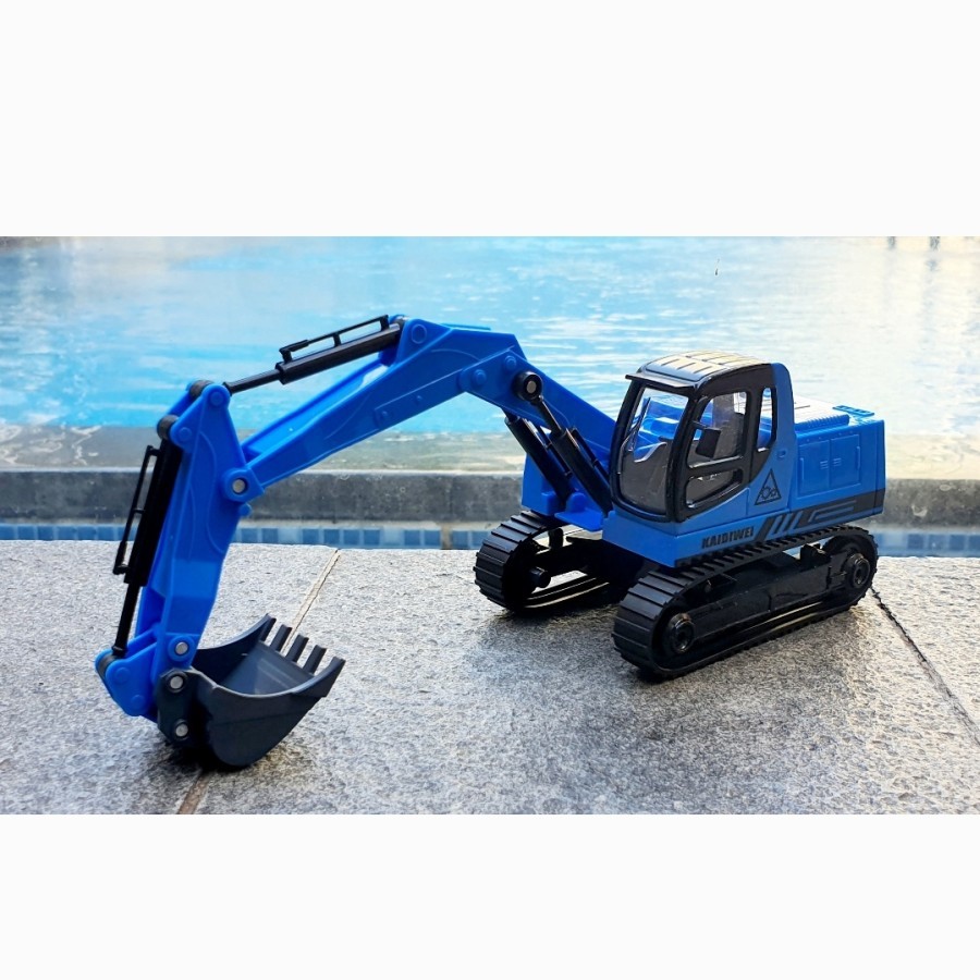 Jual Miniatur Alat Berat Excavator Diecast KDW Kaidiwei Die cast Truck ...