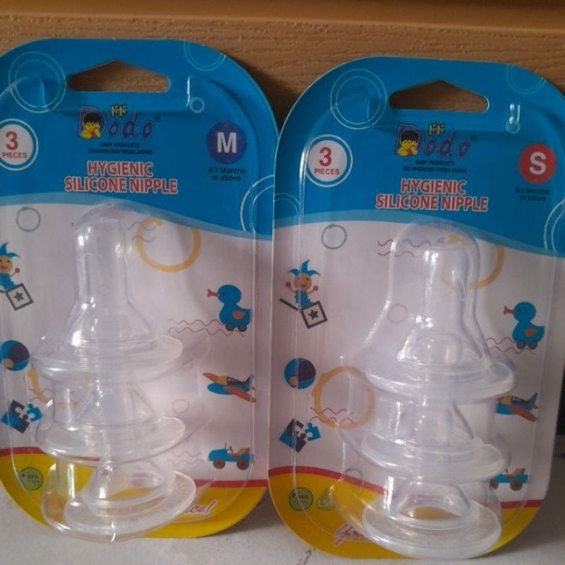 Jual DODO Nipple Deluxe Dan DODO NIPPLE SILICONE ISI 3PCS | Shopee ...