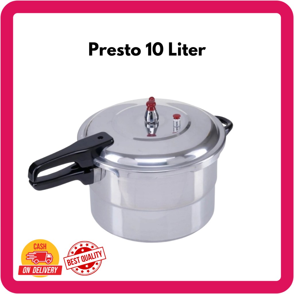 Jual Panci Presto Ukuran 10 Liter Pelunak Daging Bahan Alumunium Tebal Qualitas Bagus-Pressure ...