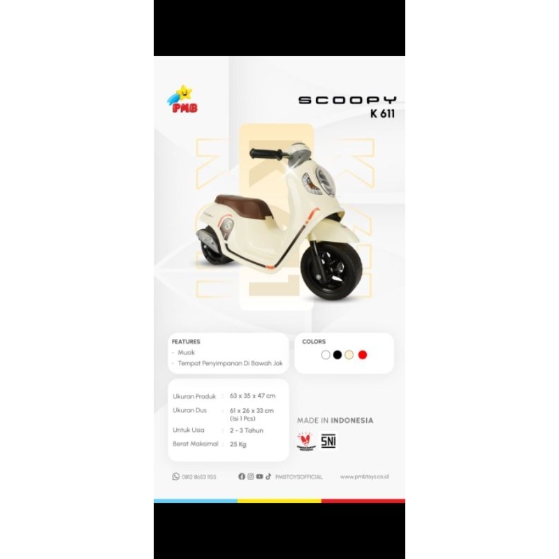 Jual PMB toys Honda Series Mini Scoopy tanpa aki | Shopee Indonesia
