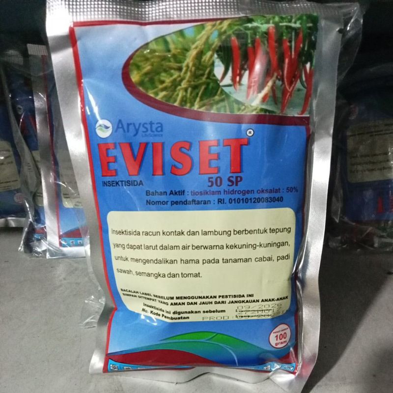 Jual Insektisida Eviset 50wp isi 100gr untuk hama kutu kebul kutu putih ...