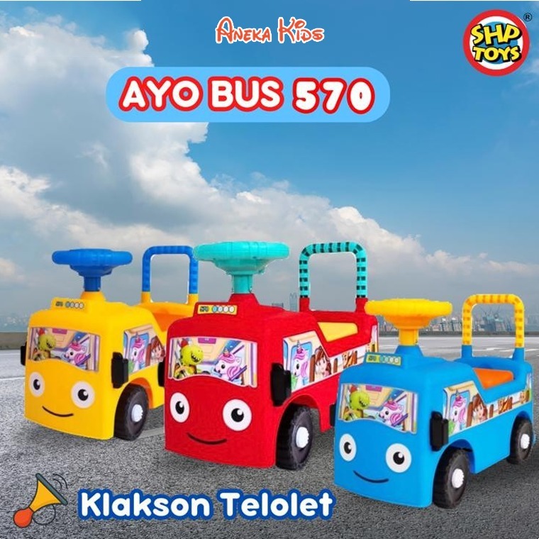 Jual SHP 570 Ayo Bus Ride on Mainan Anak Tolo Car | Shopee Indonesia