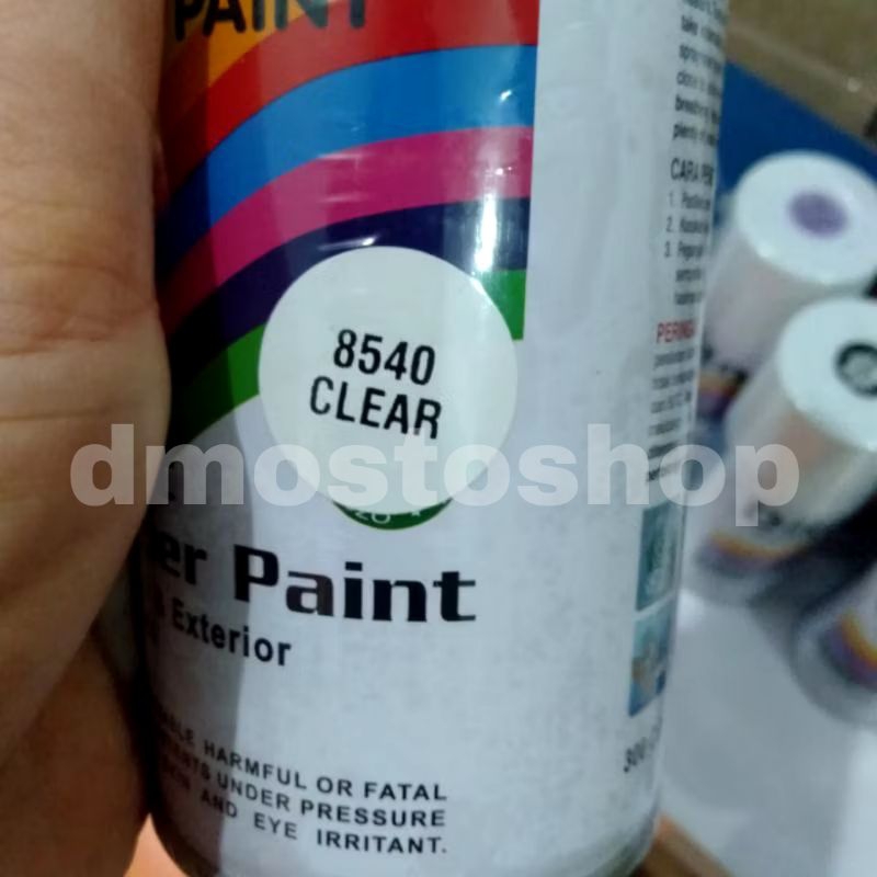 Jual cat semprot pilok pilox diton clear 8540 300cc bening clear pernis ...