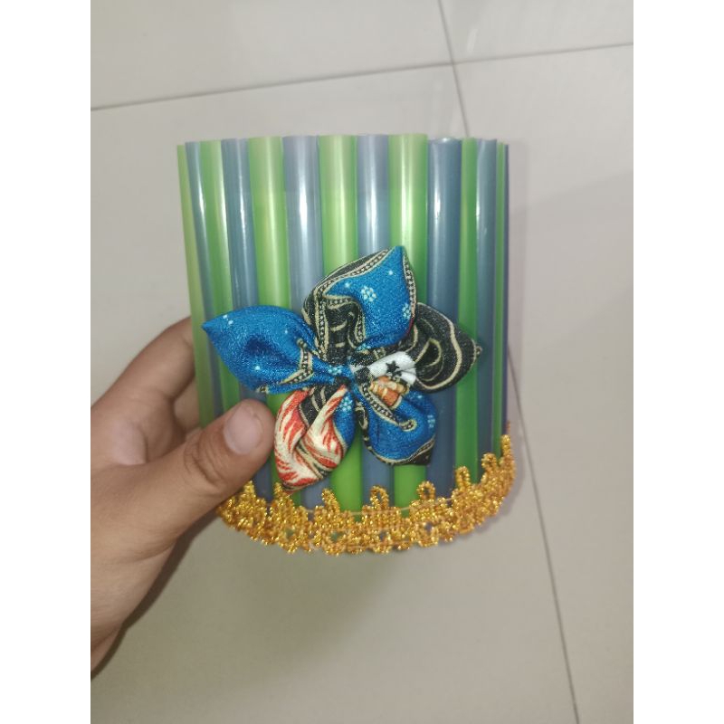 Jual kerajinan tangan dari barang bekas tempat pengsil dari sedotan tempat pensil dari barang ...
