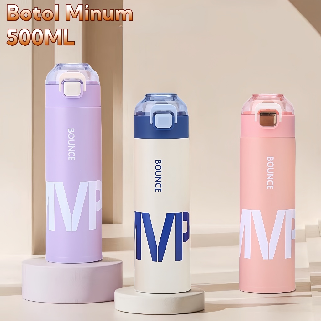 Jual Botol Minum Stainless 500ML botol minum aesthetic Vacuum Termos Cup S31603 Tahan Karat ...