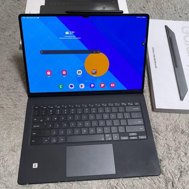 Jual Samsung Galaxy Tab S8 Ultra 5G 12/256Gb + Keyboard | Shopee Indonesia
