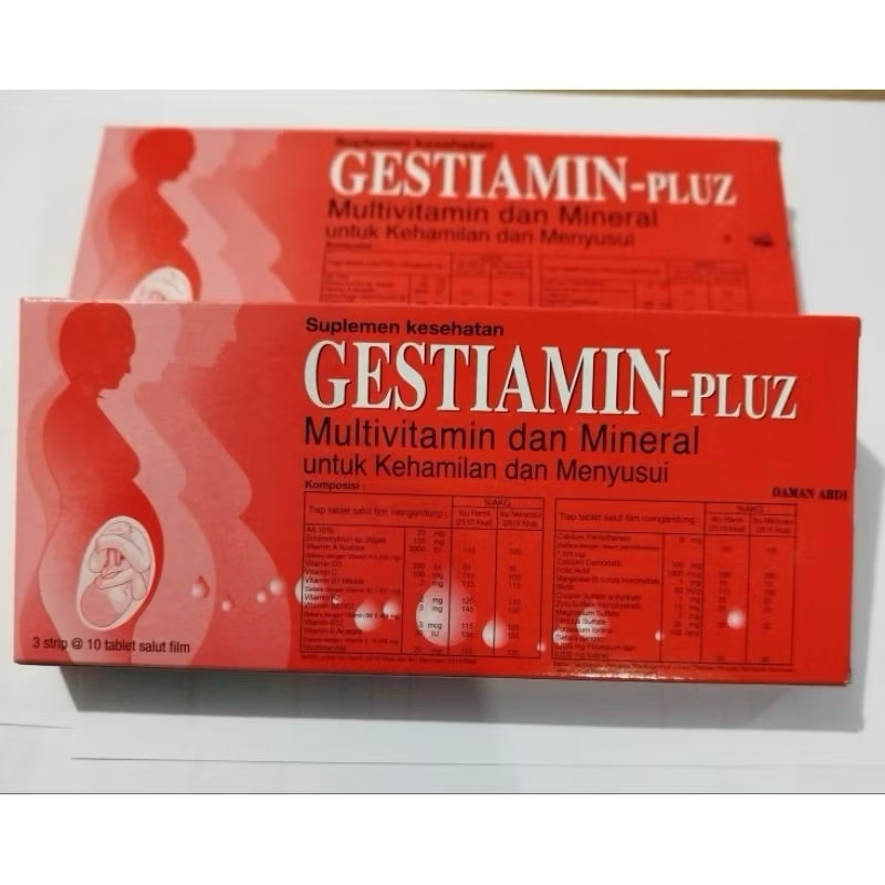 Jual Gestiamin-Pluz Multivitamin dan Mineral untuk Kehamilan Menyusui ...