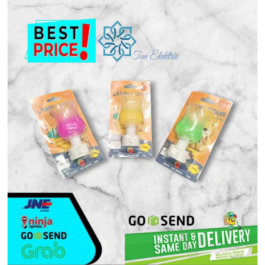 Jual COSCO LT-226 Lampu Tidur / Mini Lamp E12 | Shopee Indonesia