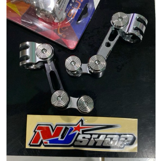 Jual Bracket selang rem depan belakang universal cnc + baut stainless spiral slim jdl heng ...